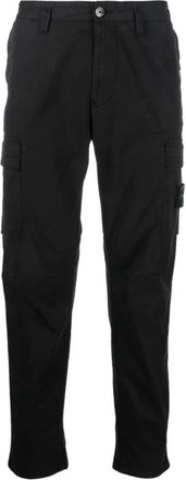 Stone Island Homme, Pantalons, Noir, Taille: W31 Pantalon Cargo Coton Pima Sup&eacute;rieur