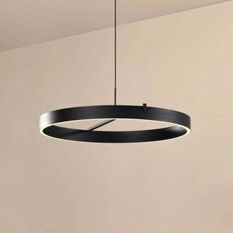 Lucande [NEUWERTIG] B-Ware Lucande Led H&auml;ngelampe Pendelleuchte Rovan Schwarz Dimmbar Cct 60 Cm &oslash;