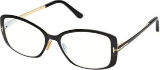 Tom Ford Femme, Accessoires, Noir, Taille: 54 MM Eyeglasses