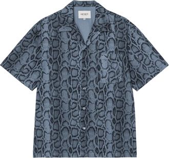 Carhartt Work in Progress Homme, Chemises, Multicolore, Taille: L S/S Snake Camo Shirt