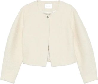 Soft Goat boucle jacket - Blanc
