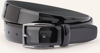 HUGO BOSS Lederg&uuml;rtel Dron schwarz