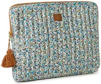 Louise Misha Pochette dordinateur fleurie en coton