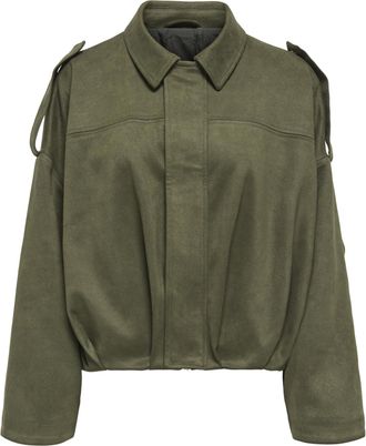 Only Onlmoon-Stina Faux Suede Bomber PNT Noos
