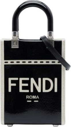 Fendi Pre-owned Mini Sunshine Shopper - Femme - Pre-owned - Noir - Taille: ONE Size