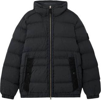 Stone Island Homme, Vestes, Noir, Taille: XL Seamless Tunnel Nylon Down Jacket
