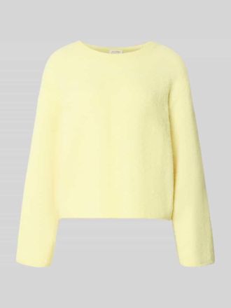 American Vintage Strickpullover aus Alpaka-Leinen-Mix Modell VITOW