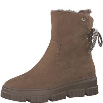 s.Oliver Damen Winterstiefel ohne Absatz Gef&uuml;ttert Vegan, Braun (Tan), 41 EU