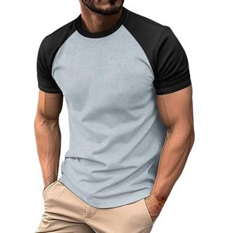 Generic T-shirt &agrave; manches courtes pour homme - T-shirt de course &agrave; manches color&eacute;es - T-shirt de sport - T-shirt de sport - T-shirt &agrave; manches courtes pour le 