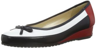 Bagnoli Damen 941535 Slipper, Blau (Blau/Wei&szlig;/Rot 5)
