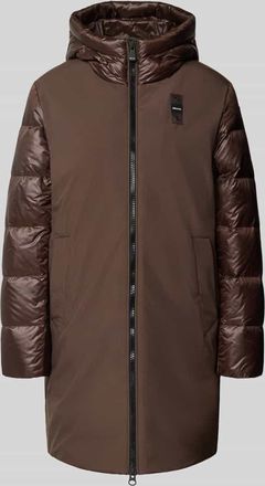 Blauer Steppjacke mit Daunen-Federn-F&uuml;llung Modell SAWYER