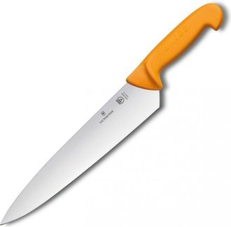 Victorinox by Swiss Army coltello da cucina Swibo, lama normale da 21 cm, arancione