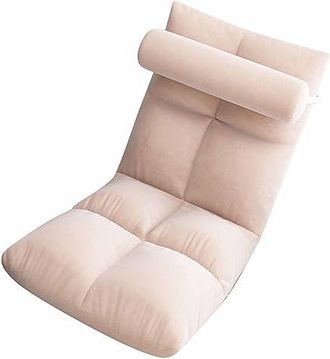 Generic Taidda Chaise de Sol avec Support Dorsal, canap&eacute; Inclinable R&eacute;glable pour Le Salon des Adultes, Chaise de M&eacute;ditation de Jeu avec Cadre en M&eacute;tal pour l