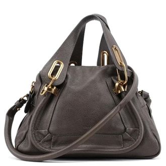 Chlo&eacute; Pre-owned Leder Handtaschen - - Pre-owned - Damen - Grau - ONE SIZE
