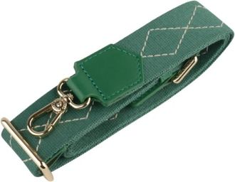 Pourchet Femme, Sacs, Vert, Taille: ONE Size Bandouli&egrave;re Tiss&eacute;e