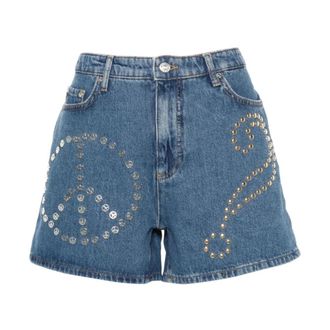 Moschino Denim Shorts - - Shorts - Damen - Blau - W29