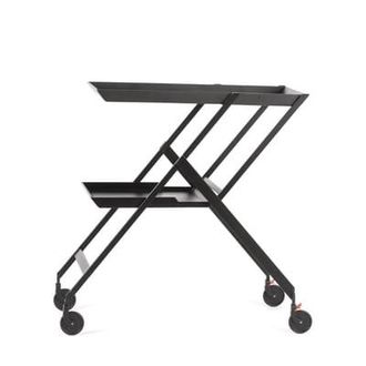 Alessi Desserte Plico - Noir - Polyuréthane - Designer Richard Sapper