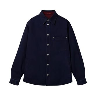 Gucci Blau Wendbares Hemd - - Shirts - Herren - Blau - M