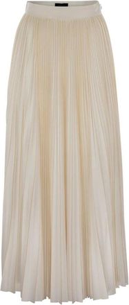 Fabiana Filippi Femme, Jupes, Beige, Taille: 38 FR Pleated Midi Skirt