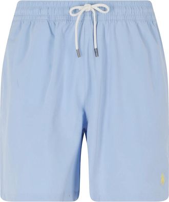 Polo Ralph Lauren Homme, Maillots de bain, Bleu, Taille: XL Traveler Mid Trunk