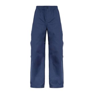 Kenzo Homme, Pantalons, Bleu, Taille: XL Pantalon &agrave; jambes larges