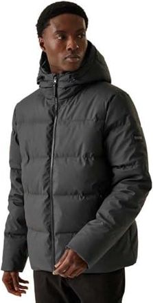 Regatta Saltern Blouson Hiver, Veste &agrave; capuche rembourr&eacute;e isolante pour homme