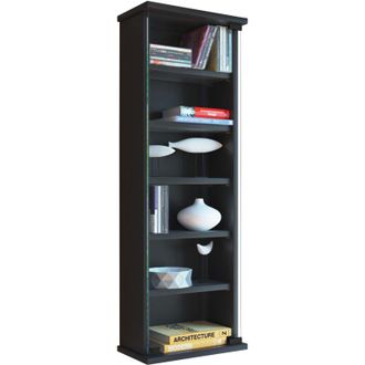 ebuy24 Ebuy24 - Etagère cd/dvd média Lona h. 92 x l. 31 x p. 18 cm Noir
