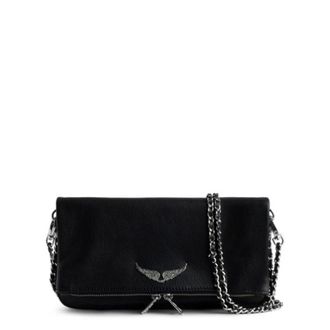 Zadig&Voltaire Femme, Sacs, Noir, Taille: ONE Size Pochette Rock