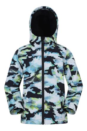 Mountain Warehouse Exodus waterproof windbreaker kids softshell - leichte Kinderjacke, wasserdichter Mantel - Jungen & M&auml;dchen Kohle (05) Kinder 140 EU (9-10 Jahre)