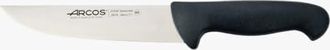 Arcos Fleischermesser aus Nitrum Edelstahl - Ideal f&uuml;r Fleisch - Ergonomischer Griff aus Polypropylen, f&uuml;r Langzeit- und Schwerlastgebrauch - Schwarz, Serie