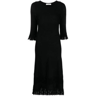 Charlott Maxi Kleider - - Dresses - Damen - Schwarzk - L