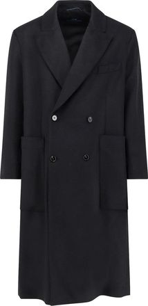 Paltò Manteau Au Genou - Noir