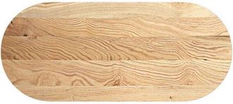 vidaXL Dessus de table 140x60x2 cm bois de ch&ecirc;ne massif ovale Vidaxl