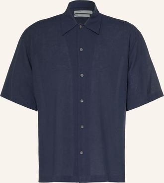 AllSaints Allsaints Kurzarm-Hemd Archer Comfort Fit blau