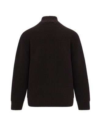 Carhartt Work in Progress Sweater Jacket - Brown