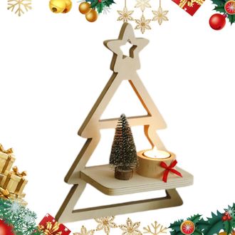 Generico Schwebende Weihnachtsregale, Weihnachtswandregal, Wandregal aus Holz, Wandmontage, b&ouml;hmisches Schweberegal, Wandregal, Wanddekoration f&uuml;r Schlafzimmer