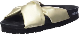 Love Moschino Damen Ja28514G0GIF0900 Mule, Platin, 38 EU