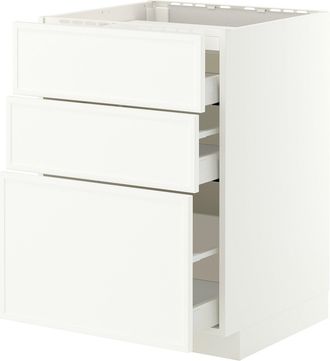 IKEA METOD / MAXIMERA Unterschr.f Kochf/3 Fronten/3Sch