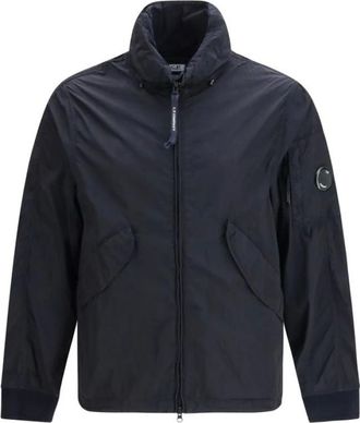 C.P. Company C.p. Company, Homme, Vestes, Bleu, Taille: S Chrome-R Lens Short Jacket