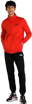 Puma Herren Clean Sweat Suit FL Trainingsanzug, Rot-Burnt Red, S