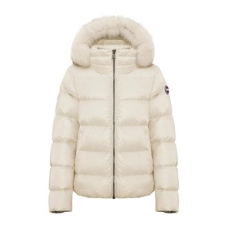 Colmar Beiger Wintermantel mit Pelzbesatz - - Jackets - Damen - Beige - M