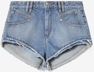 Isabel Marant Short Eneidala - Femme - Bleu Clair - Taille34 - Isabel Marant