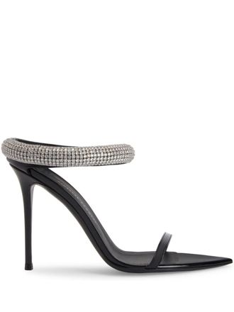 Giuseppe Zanotti mules Intriigo Galassia 105 mm - Noir