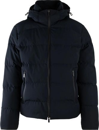 Paul & Shark Homme, Vestes, Noir, Taille: XL Hooded Short Down Jacket
