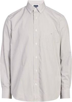 Eden Park Chemise col am&eacute;ricain &agrave; rayures en coton