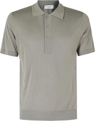 Paolo Pecora Homme, Tops, Gris, Taille: 2XL Maglia a Polo
