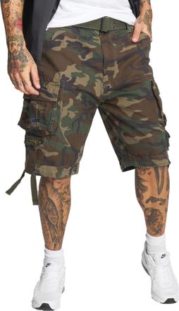 Brandit Herren Cargo Short Schwarz Schwarz XXL Gr. XXXXXXXL, Woodland