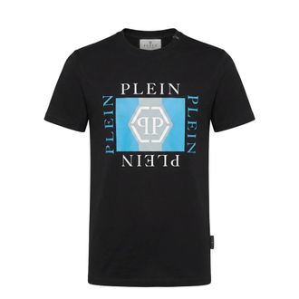 Philipp Plein Jersey T-Shirt Plein PP - - Tops - Herren - Schwarzk - 2XL