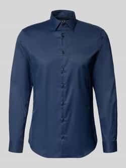 Jake*s Slim Fit Business-Hemd mit Kentkragen