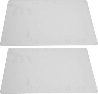 NUOBESTY Mipcase Silikon Tischsets 2 St&uuml;ck 40x30cm rutschfest Hitzebest&auml;ndig Platzsparend Faltbar f&uuml;r Esstisch und K&uuml;chenarbeitsplatte Bpa Frei Geeignet